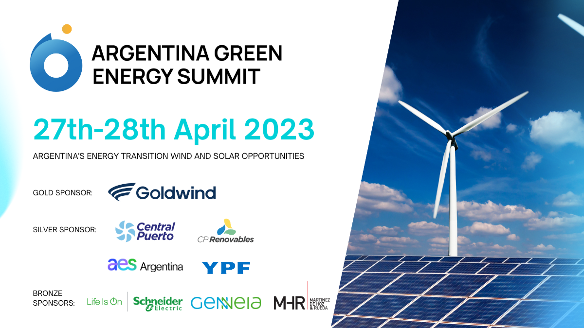 Comenzó el foro Argentina Green Energy Summit 2023 - Hidrogeno Verde Hoy